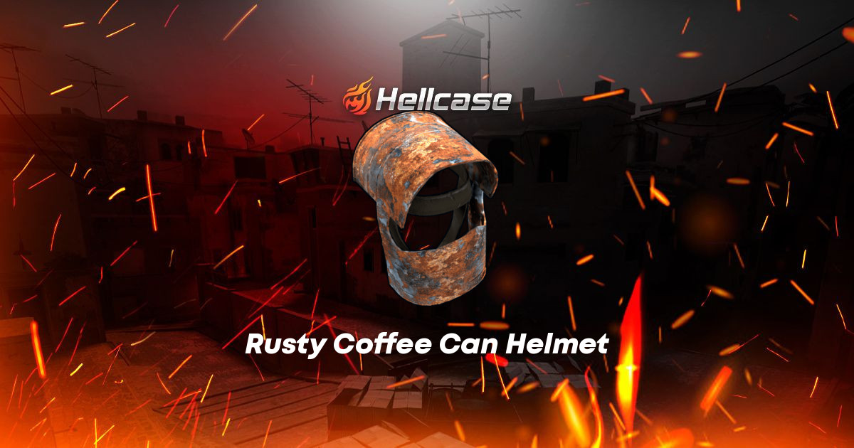 Rusty Coffee Can Helmet Skin | CS2, Rust, Dota 2 Items