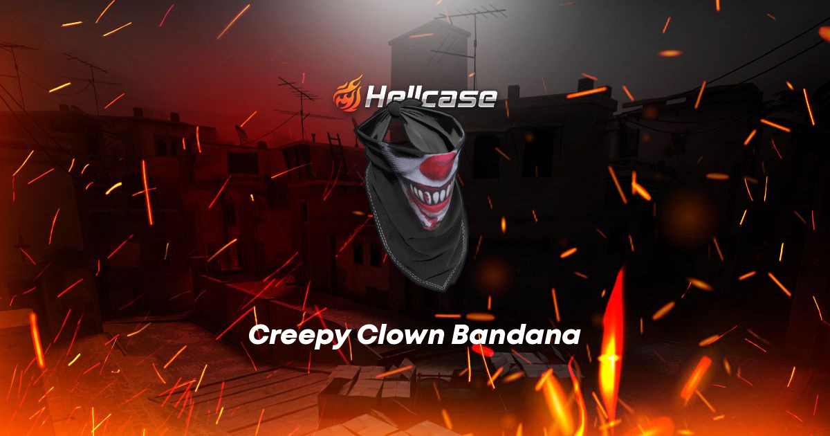 Creepy Clown Bandana Skin | CS2, Rust, Dota 2 Items