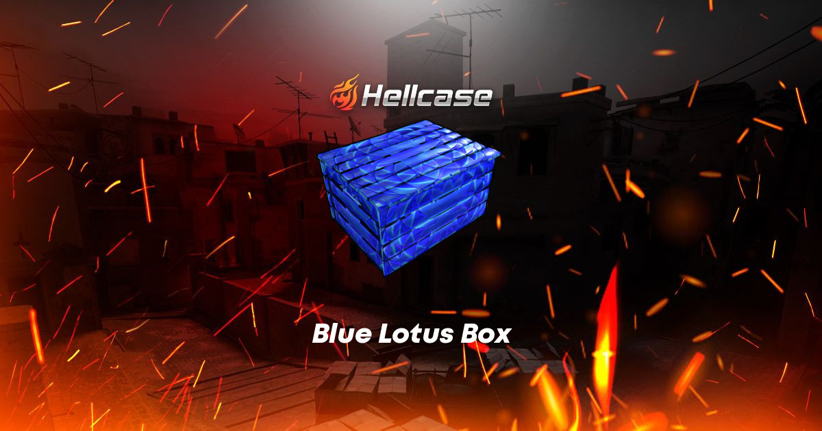 Blue Lotus Box Skin | CS2, Rust, Dota 2 Items