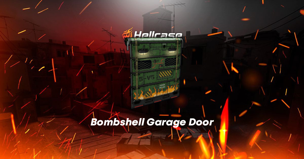 Bombshell Garage Door Skin | CS2, Rust, Dota 2 Items
