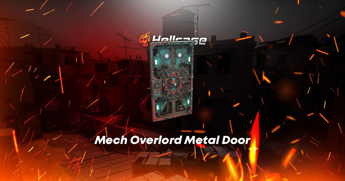 Mech Overlord Metal Door Skin | CS2, Rust, Dota 2 Items