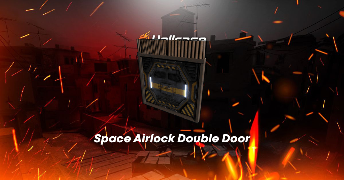 Space Airlock Double Door Skin | CS2, Rust, Dota 2 Items