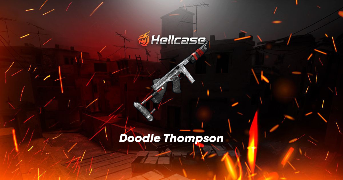 Doodle Thompson Skin | CS2, Rust, Dota 2 Items