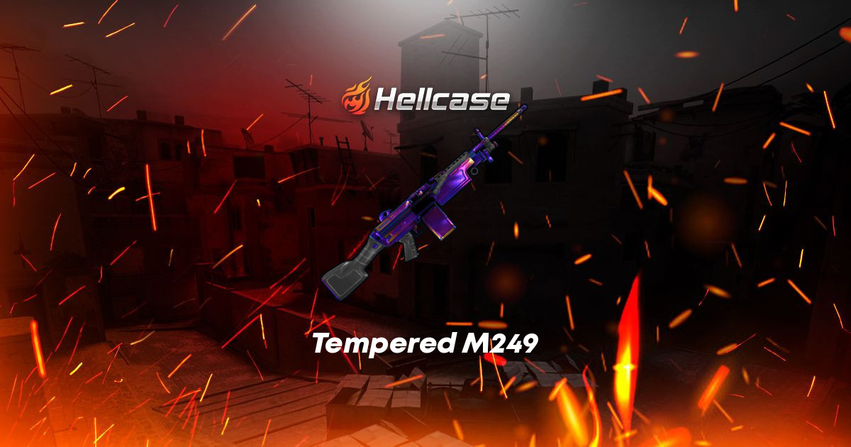 Tempered M249 Skin | CS2, Rust, Dota 2 Items