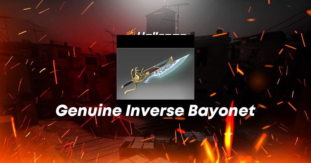 Genuine Inverse Bayonet Skin | CS2, Rust, Dota 2 Items