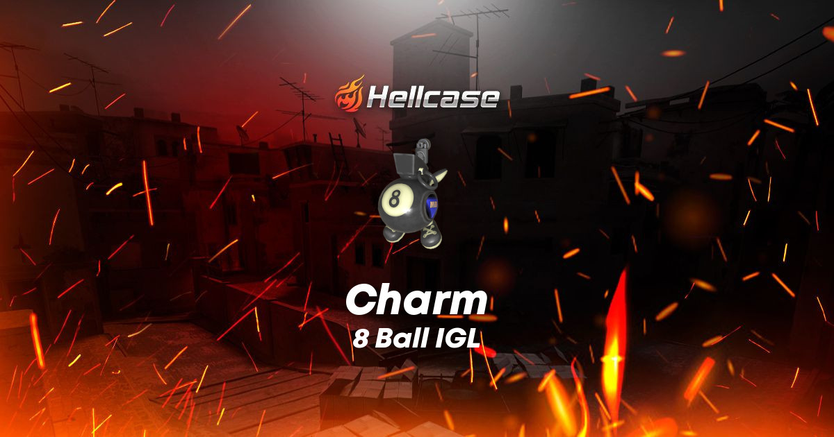 Charm | 8 Ball IGL Skin | CS2, Rust, Dota 2 Items