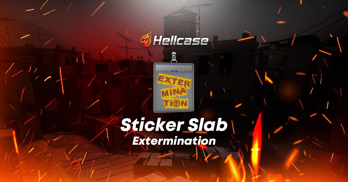 Sticker Slab | Extermination Skin | CS2, Rust, Dota 2 Items
