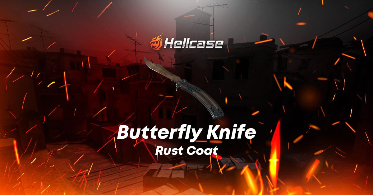Butterfly Knife | Rust Coat Skin | CS2, Rust, Dota 2 Items