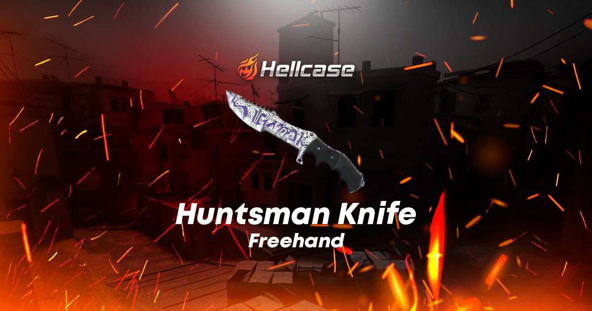 Huntsman Knife | Freehand Skin | CS2, Rust, Dota 2 Items