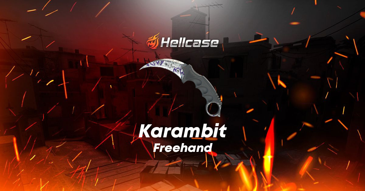 Karambit | Freehand Skin | CS2, Rust, Dota 2 Items