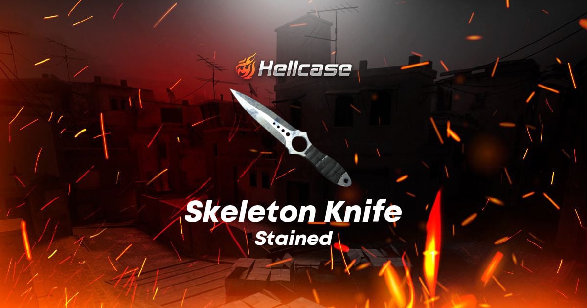 Skeleton Knife | Stained Skin | CS2, Rust, Dota 2 Items