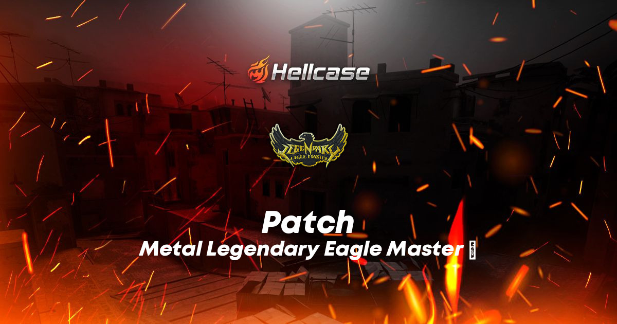 Patch | Metal Legendary Eagle Master Skin | CS2, Rust, Dota 2 Items