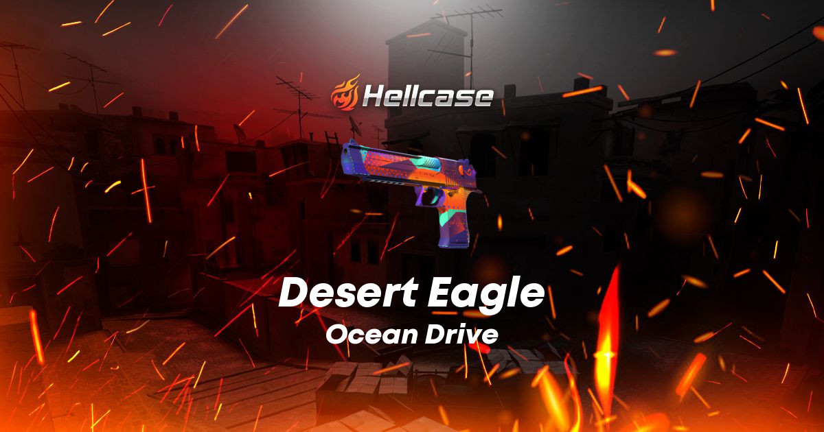 Desert Eagle | Ocean Drive Skin | CS2, Rust, Dota 2 Items