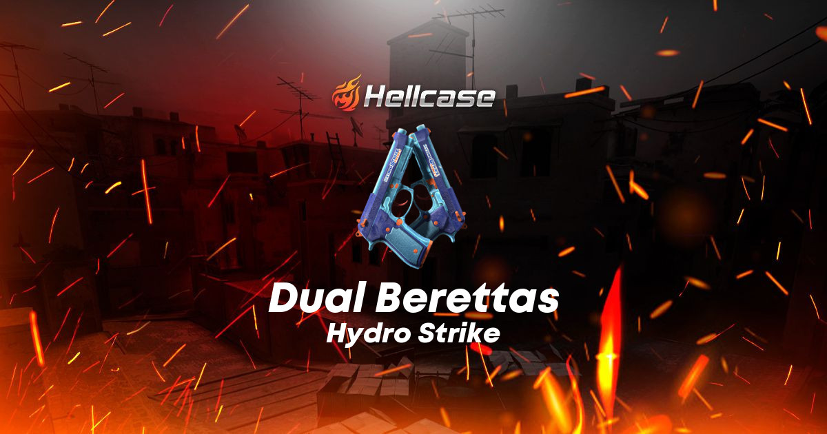 Dual Berettas | Hydro Strike Skin | CS2, Rust, Dota 2 Items