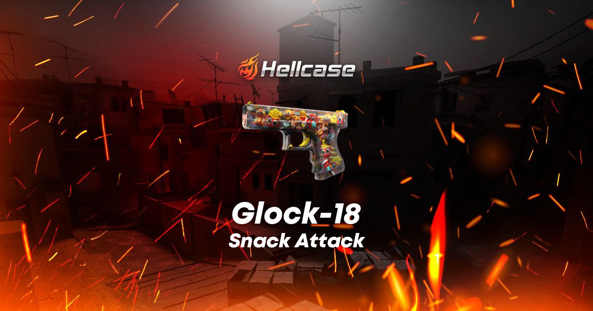 Glock-18 | Snack Attack Skin | CS2, Rust, Dota 2 Items