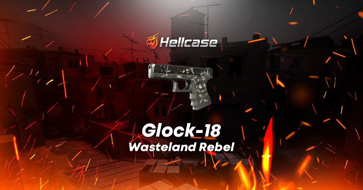 Glock-18 | Wasteland Rebel Skin | CS2, Rust, Dota 2 Items