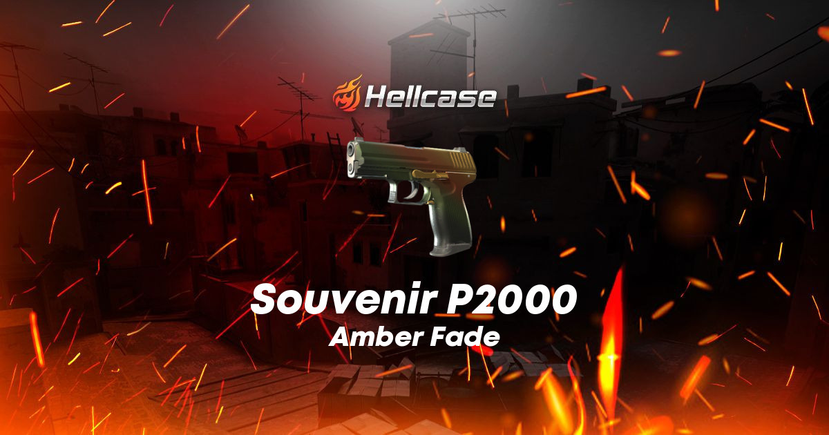 P2000 | Amber Fade Skin | CS2, Rust, Dota 2 Items