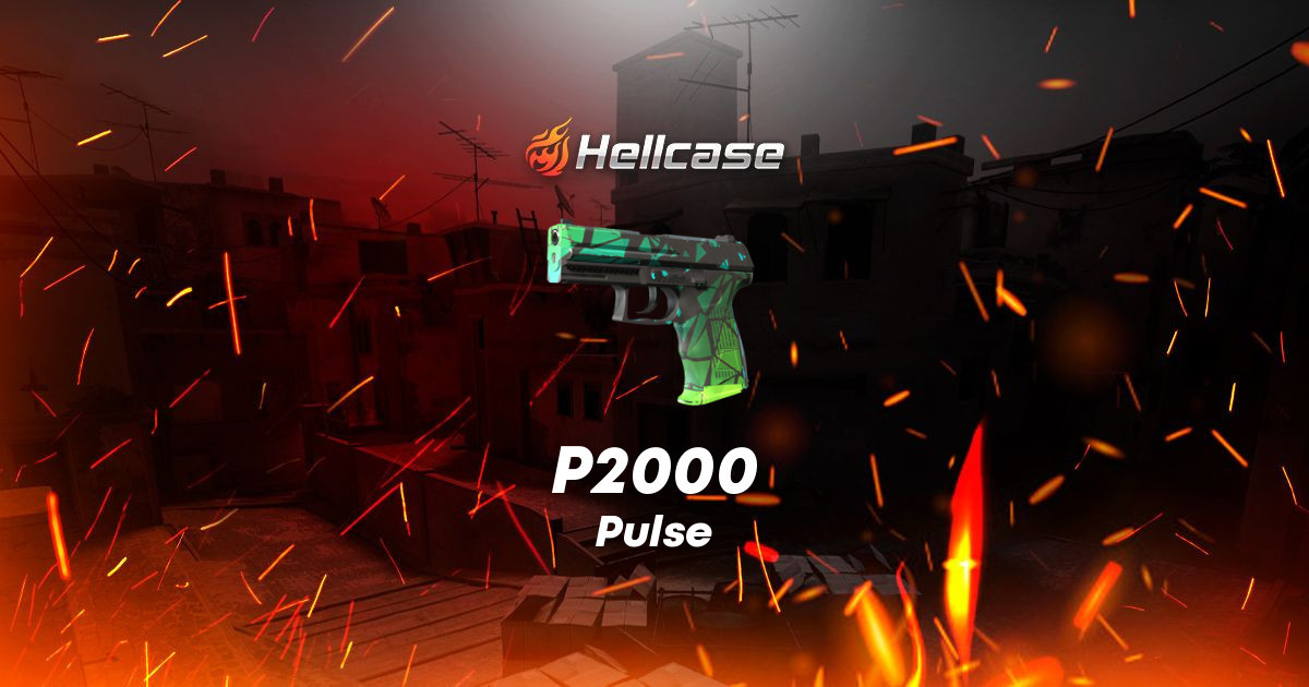 P2000 | Pulse Skin | CS2, Rust, Dota 2 Items