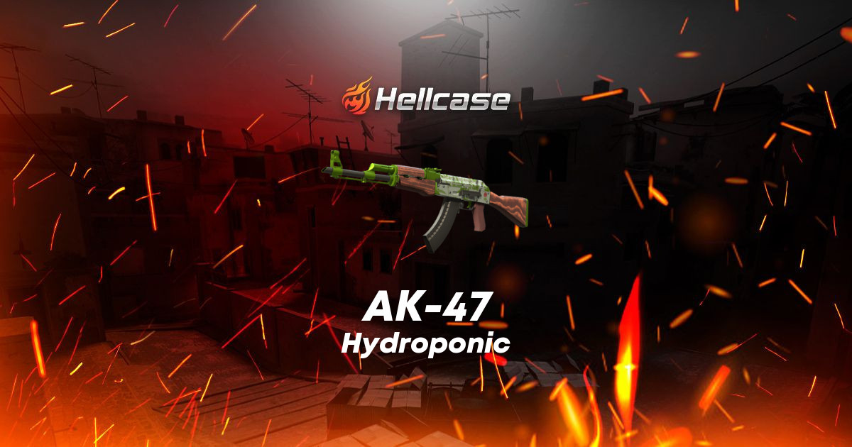 AK-47 | Hydroponic Skin | CS2, Rust, Dota 2 Items