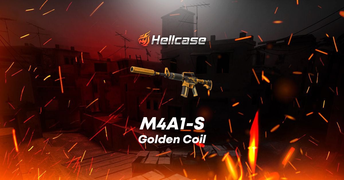 M4A1-S | Golden Coil Skin | CS2, Rust, Dota 2 Items