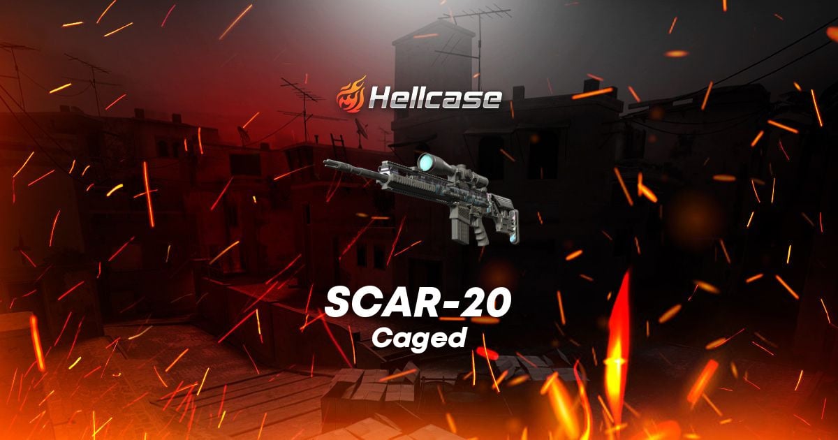 SCAR-20 | Caged Skin | CS2, Rust, Dota 2 Items