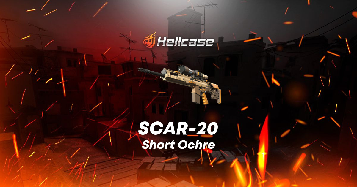 SCAR-20 | Short Ochre Skin | CS2, Rust, Dota 2 Items