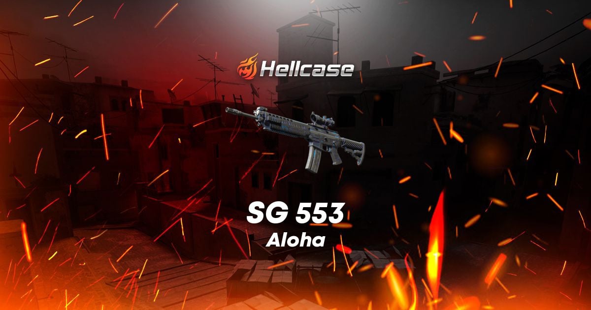 SG 553 | Aloha Skin | CS2, Rust, Dota 2 Items