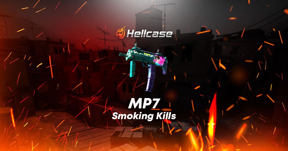 MP7 | Smoking Kills Skin | CS2, Rust, Dota 2 Items