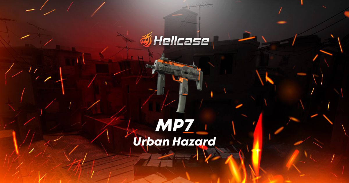 MP7 | Urban Hazard Skin | CS2, Rust, Dota 2 Items