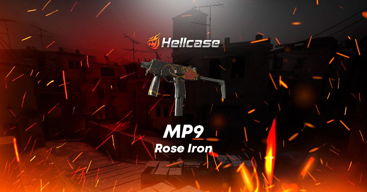 MP9 | Rose Iron Skin | CS2, Rust, Dota 2 Items