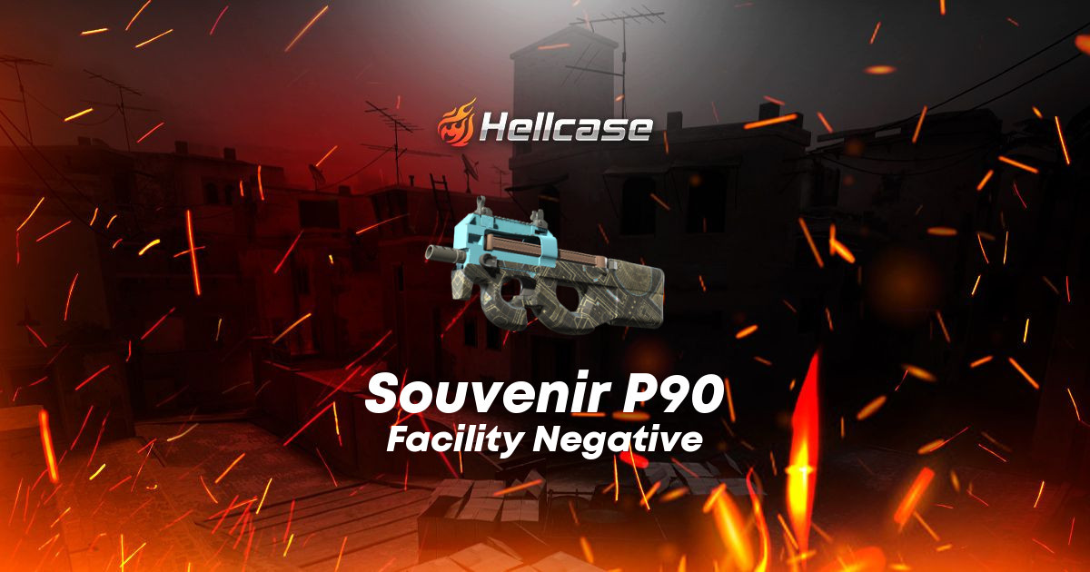 P90 | Facility Negative Skin | CS2, Rust, Dota 2 Items