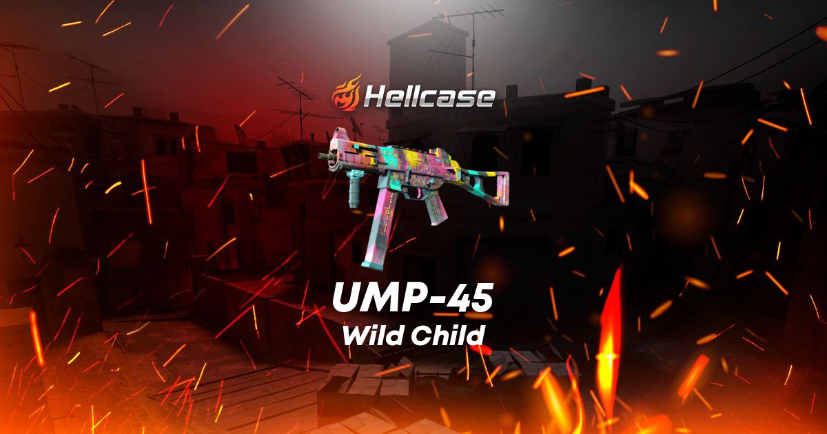 UMP-45 | Wild Child Skin | CS2, Rust, Dota 2 Items