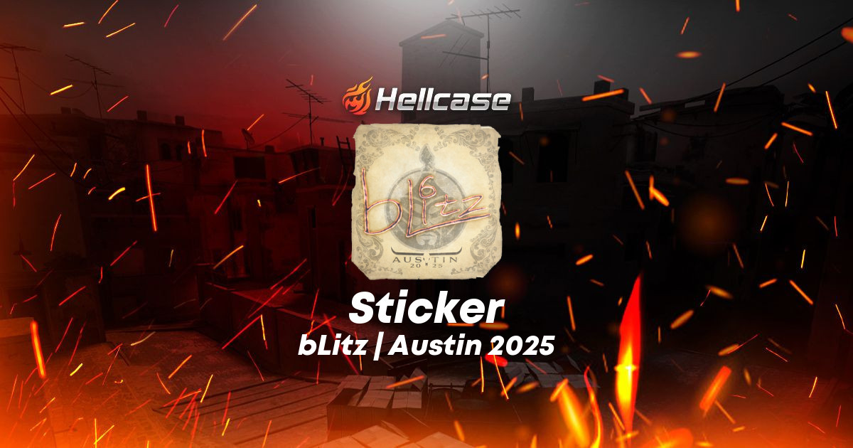 Sticker | bLitz | Austin 2025 Skin | CS2, Rust, Dota 2 Items
