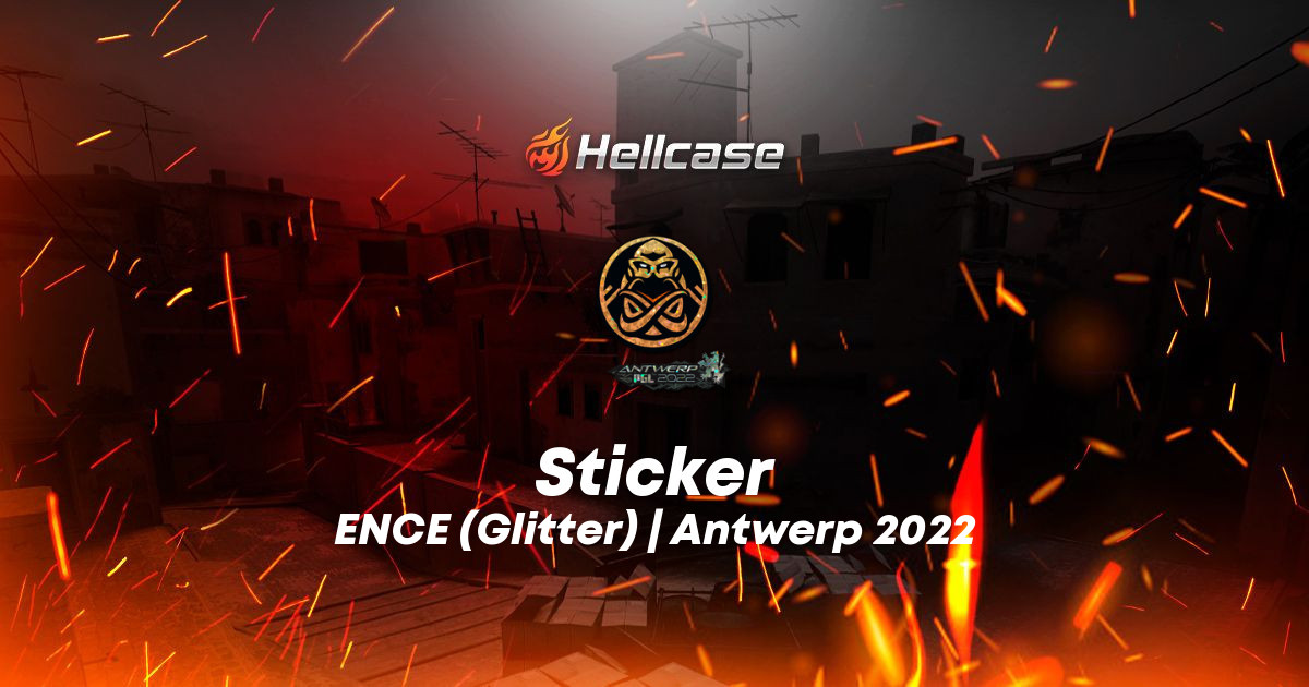 Sticker | ENCE (Glitter) | Antwerp 2022 Skin | CS2, Rust, Dota 2 Items