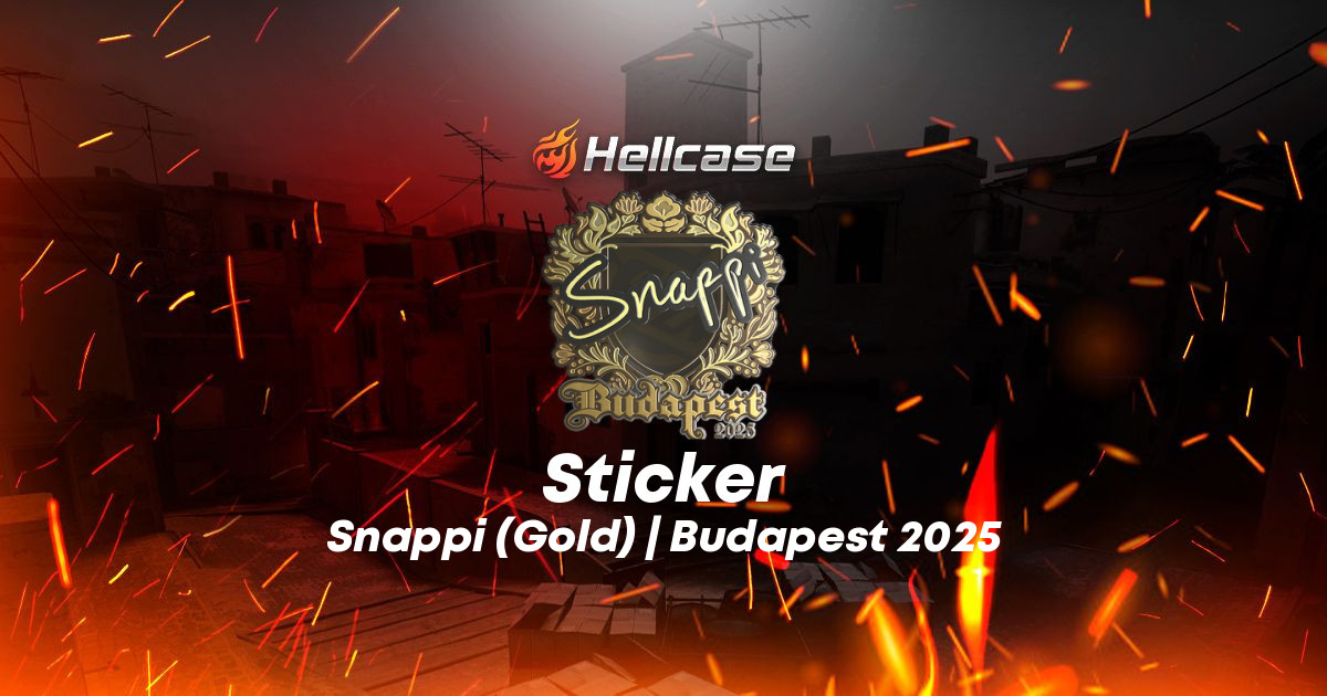 Sticker | Snappi (Gold) | Budapest 2025 Skin | CS2, Rust, Dota 2 Items