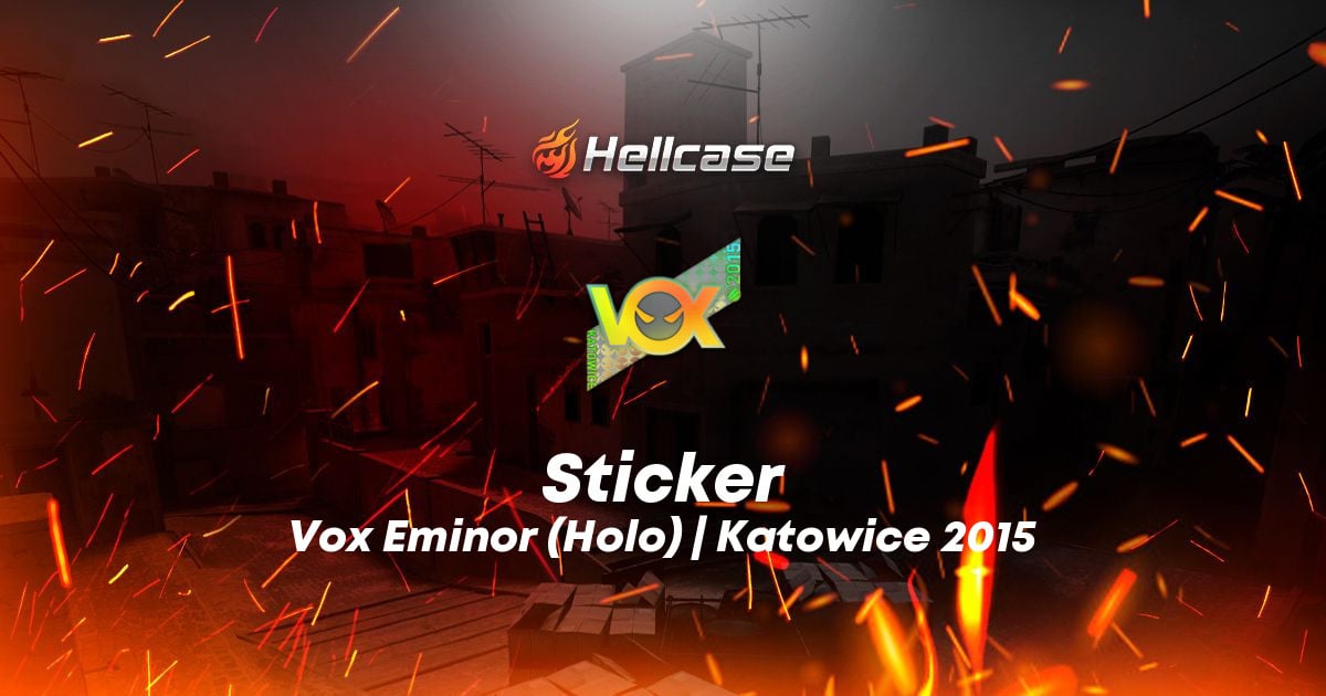 Vox Eminor Logo Sticker | Vox Eminor (Holo) | Katowice 2015 | Detailed