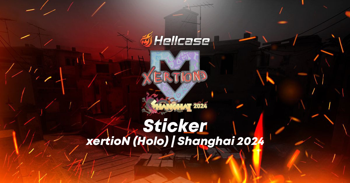 Sticker | xertioN (Holo) | Shanghai 2024 Skin | CS2, Rust, Dota 2 Items